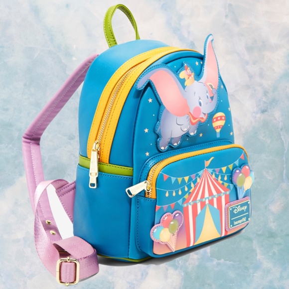 Loungefly | Bags | Loungefly Disney Dumbo Circus Tent Mini Backpack ...